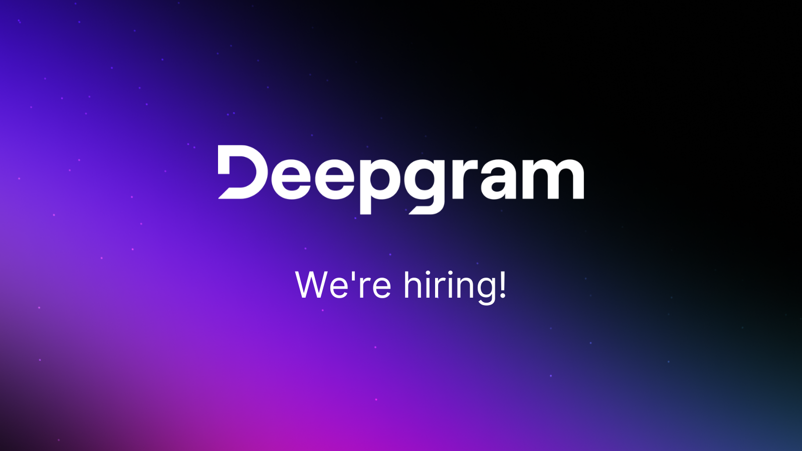 Deepgram Jobs