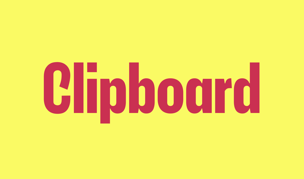 Clipboard Jobs
